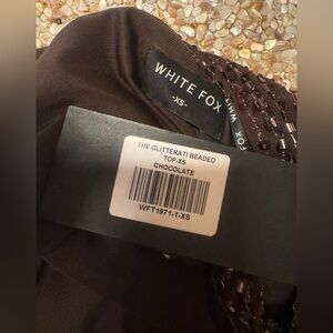 White Fox Boutique | Tops | White Fox Boutique Glitterati Top In ...